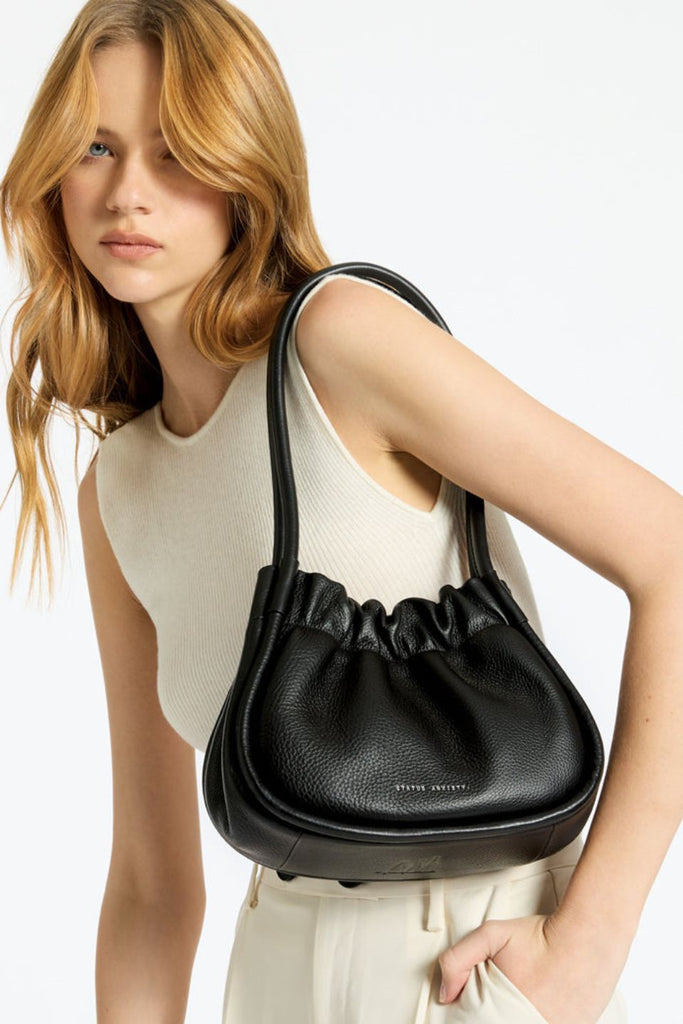 Shop Ordinary Pleasures Black Shoulder Bag | Flo & Frankie