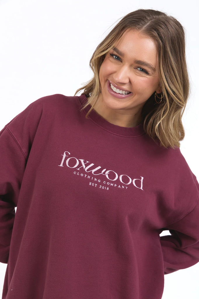 Shop Inbound Berry Logo Crew Sweatshirt | Flo & Frankie
