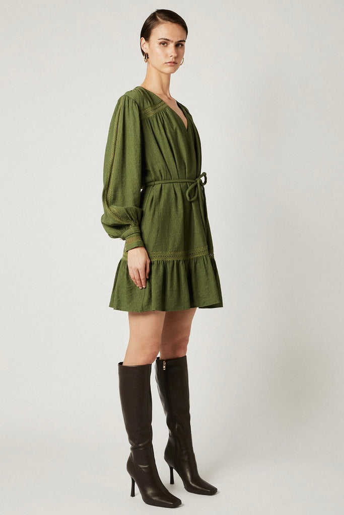 Shop Freya Forest LS Mini Dress | Flo & Frankie