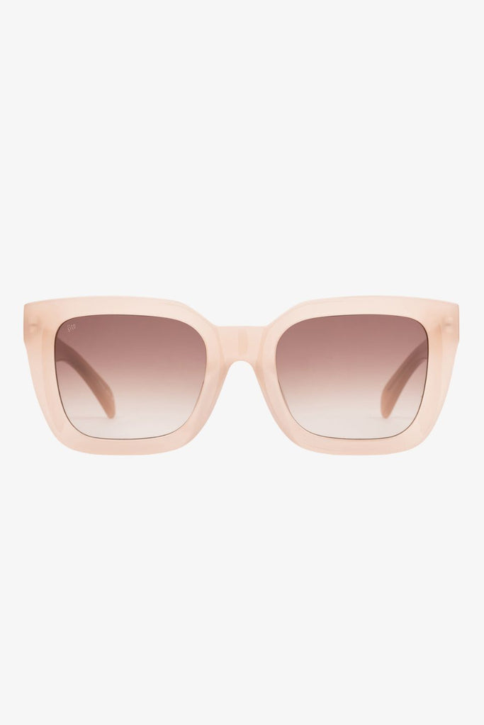 Shop Harlow Cream Rosewood Gradient Lens Sunglasses | Flo & Frankie