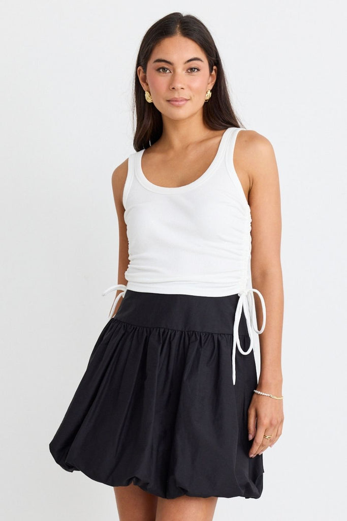 Shop Hush Black Bubble Mini Skirt | Flo & Frankie