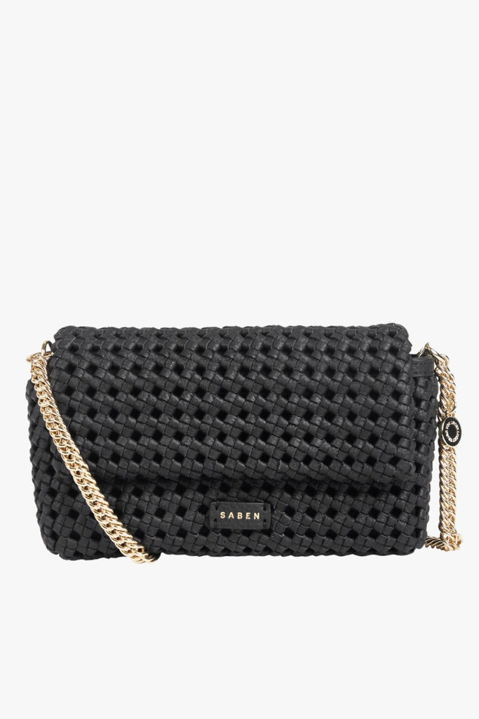 Shop Milla Black Fine Braid Mini Shoulder Bag | Flo & Frankie