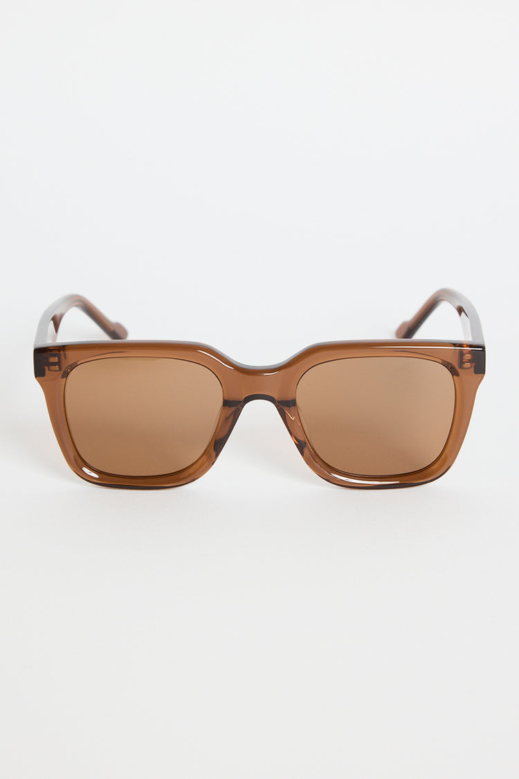 Napoli Espresso Rounded Sunglasses | Flo & Frankie
