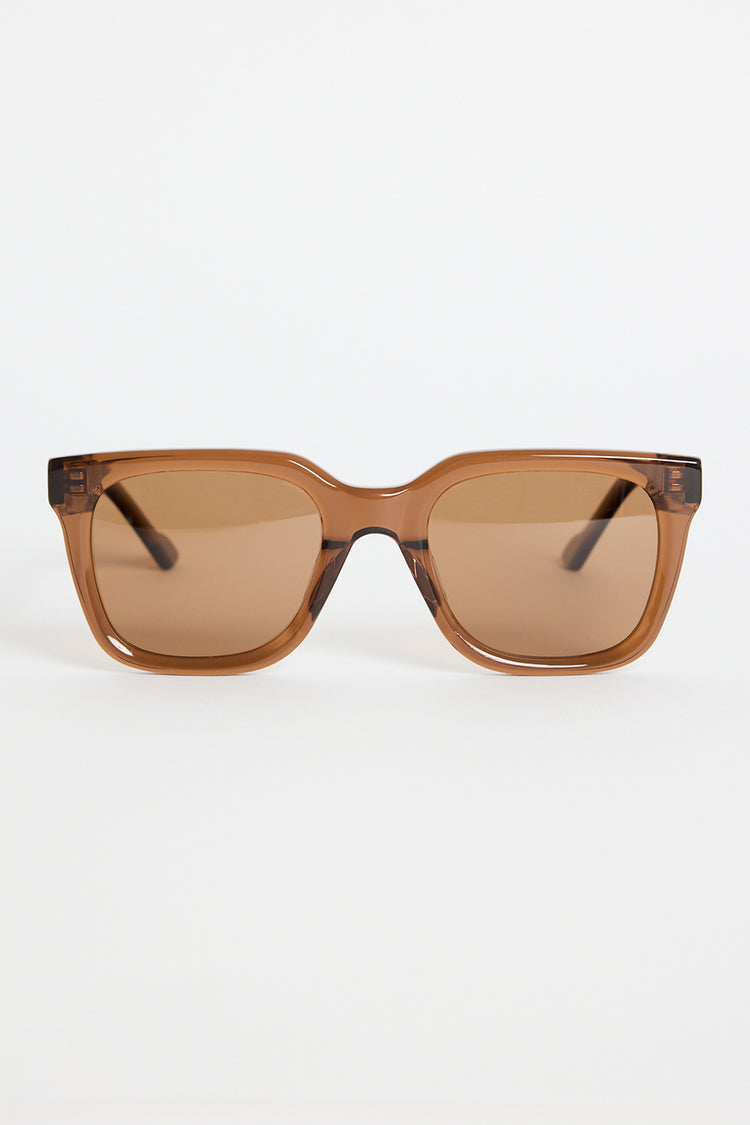 Napoli Espresso Rounded Sunglasses | Flo & Frankie