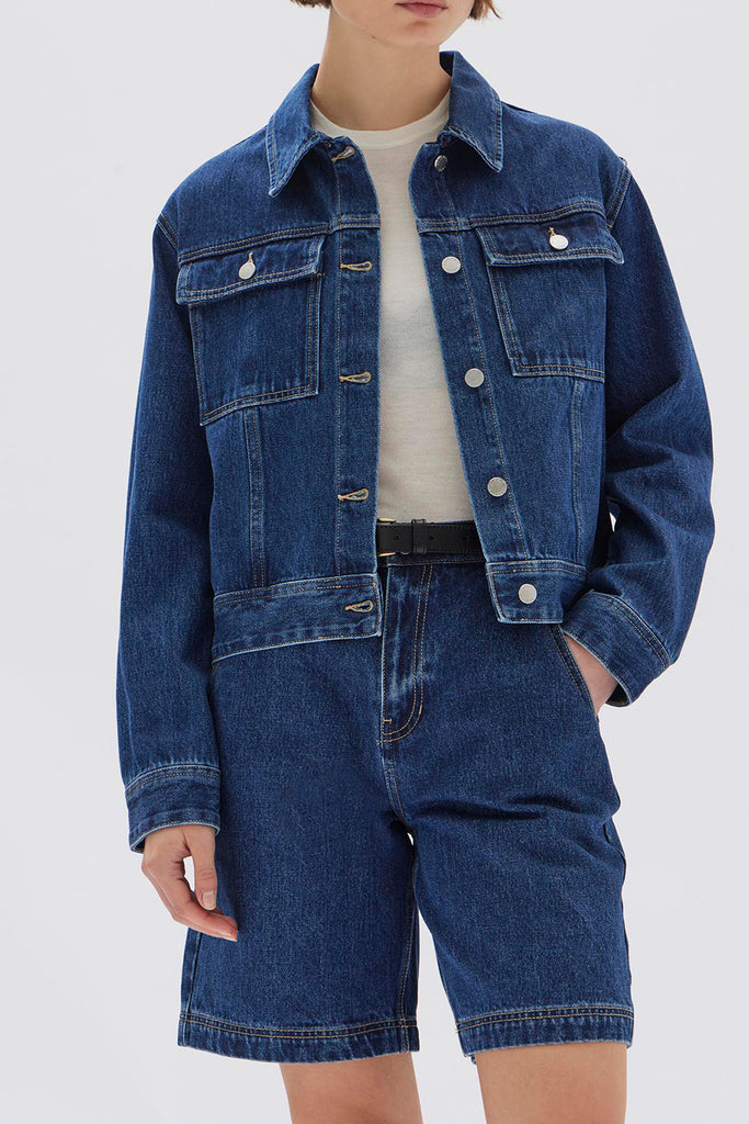 Shop Winnie Blue Denim Jacket | Flo & Frankie
