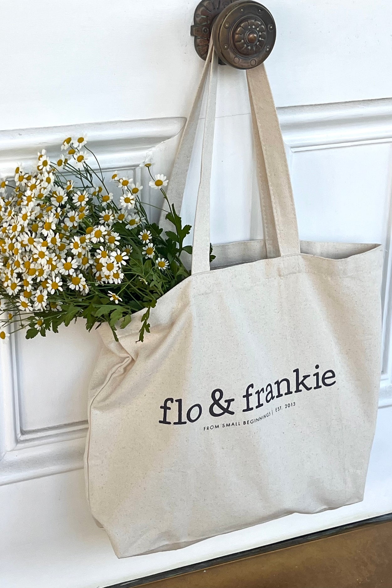 Shop Flo Natural Canvas Tote Bag | Flo & Frankie