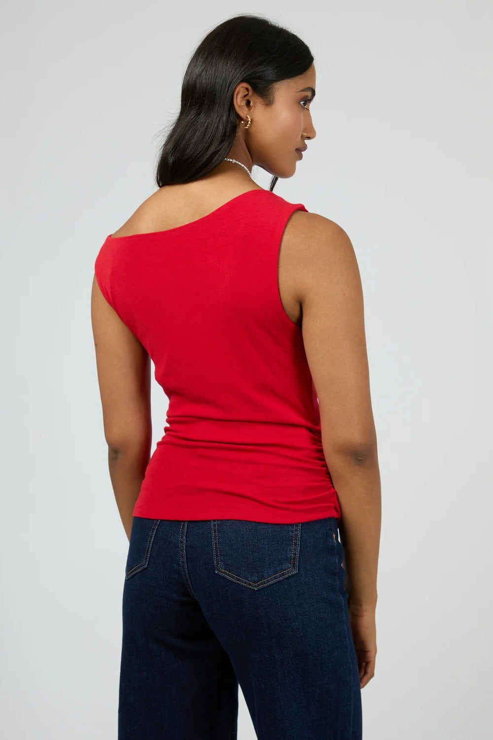 Shop Kylie Red Off Shoulder SS Top | Flo & Frankie