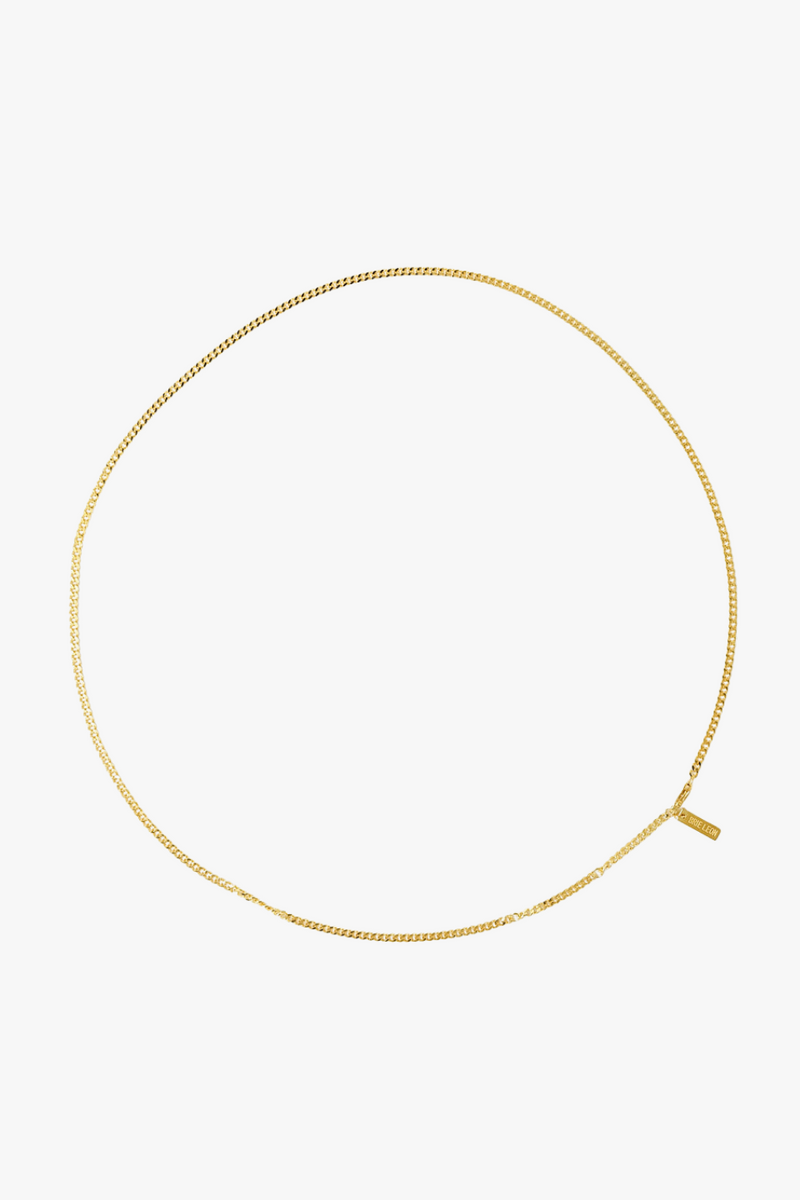 Shop Curb 18k Gold Plated Chain Necklace Online | Flo & Frankie